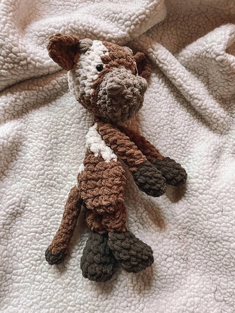 Cow Knotted Snuggler Crochet - Etsy