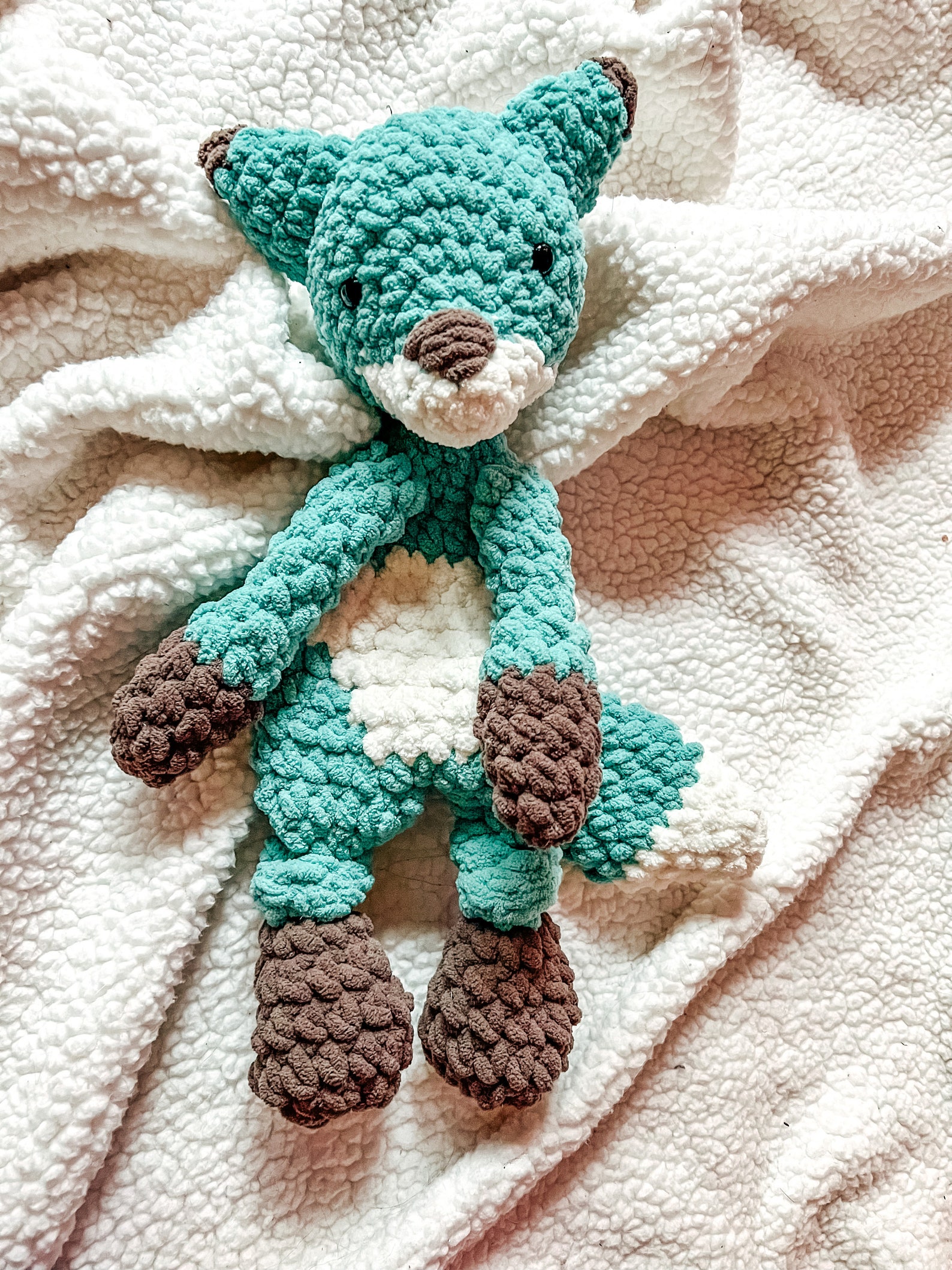 Fox Knotted Snuggler- Crochet - Etsy