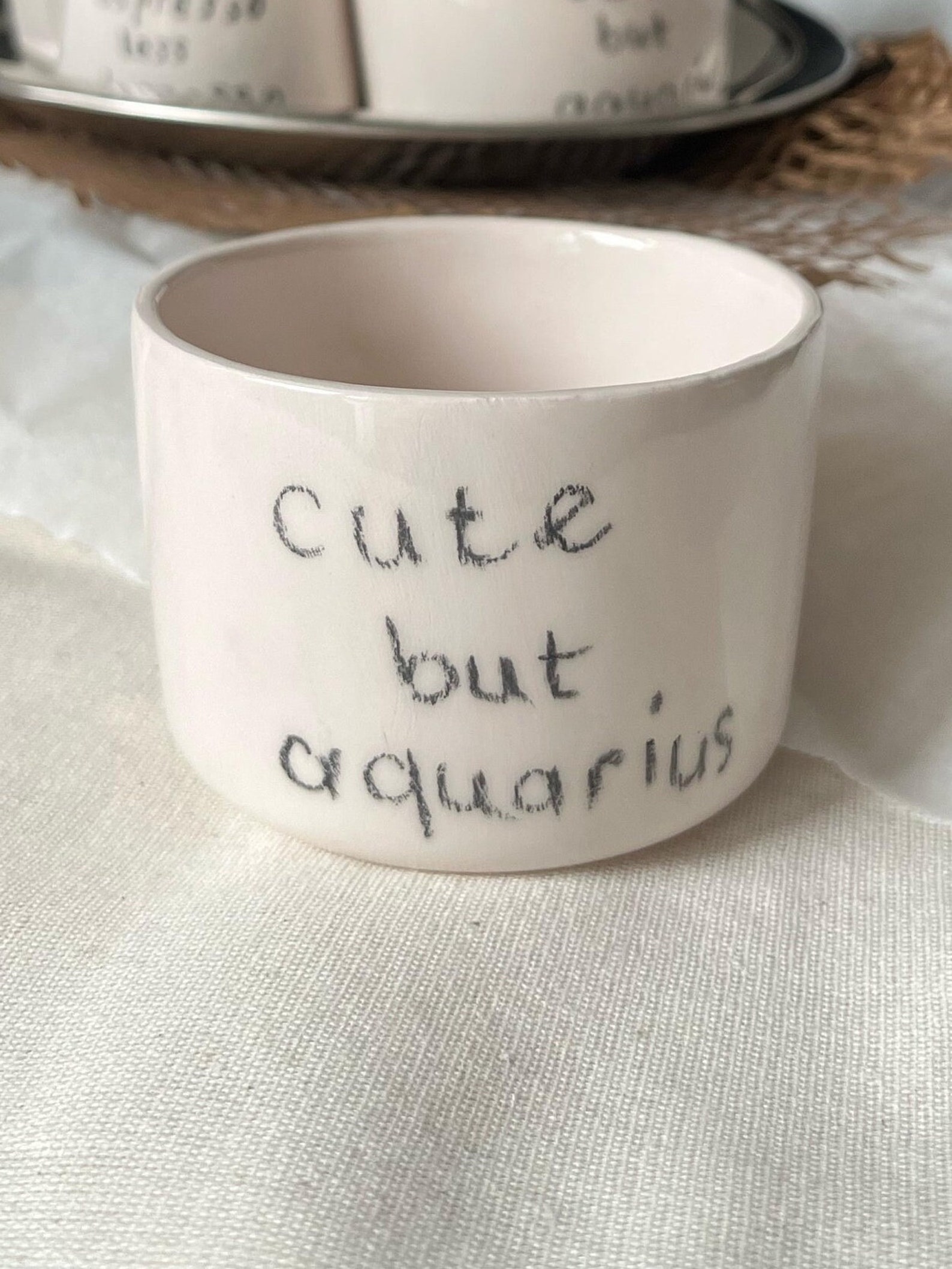 Personalized Ceramic Mug With Custom Quote | Custom Message Coffee Cup ...