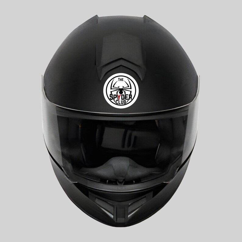 Spyder Club Helmet Sticker, Motorcycle Stickers, Spyder Lover Sticker ...