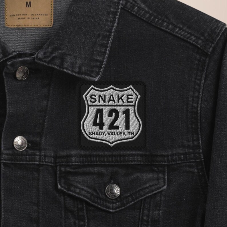 The Snake TN Route 421 Patch: Shady Valley Motorcycle Souvenir - Etsy
