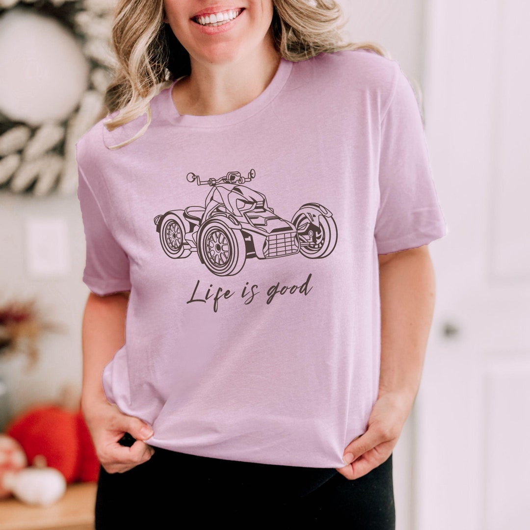 Can-am Ryker T-shirt: "life is Good" Trike Motorcycle Design - Etsy
