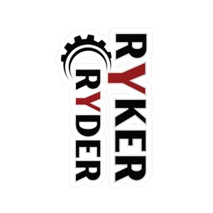 Can-am Ryker Ryder Kiss-cut Vinyl Decals, Can Am Ryker Sticker ...