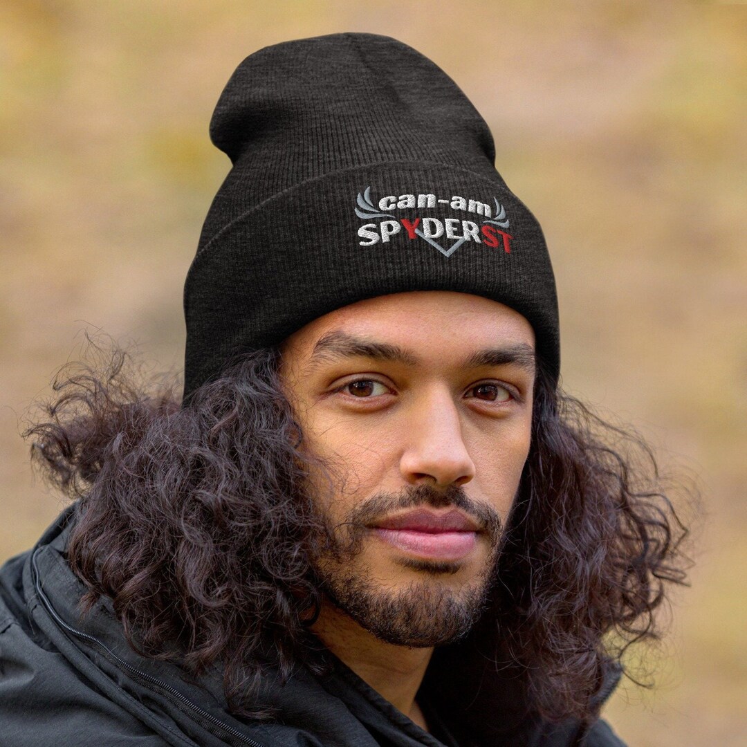 Can-am Spyder ST Embroidered Cuffed Beanie Gift Hat for Boyfriend ...