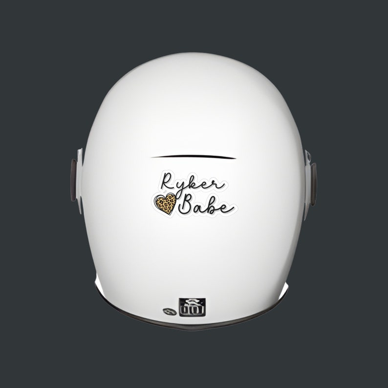 Ryker Babe Helmet / Motorcycle Die Cut Sticker, Motorcycle Sticker ...