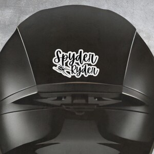 Can-am Spyder Ryder Trike Motorcycle Helmet Decal, Gift Sticker for Can ...