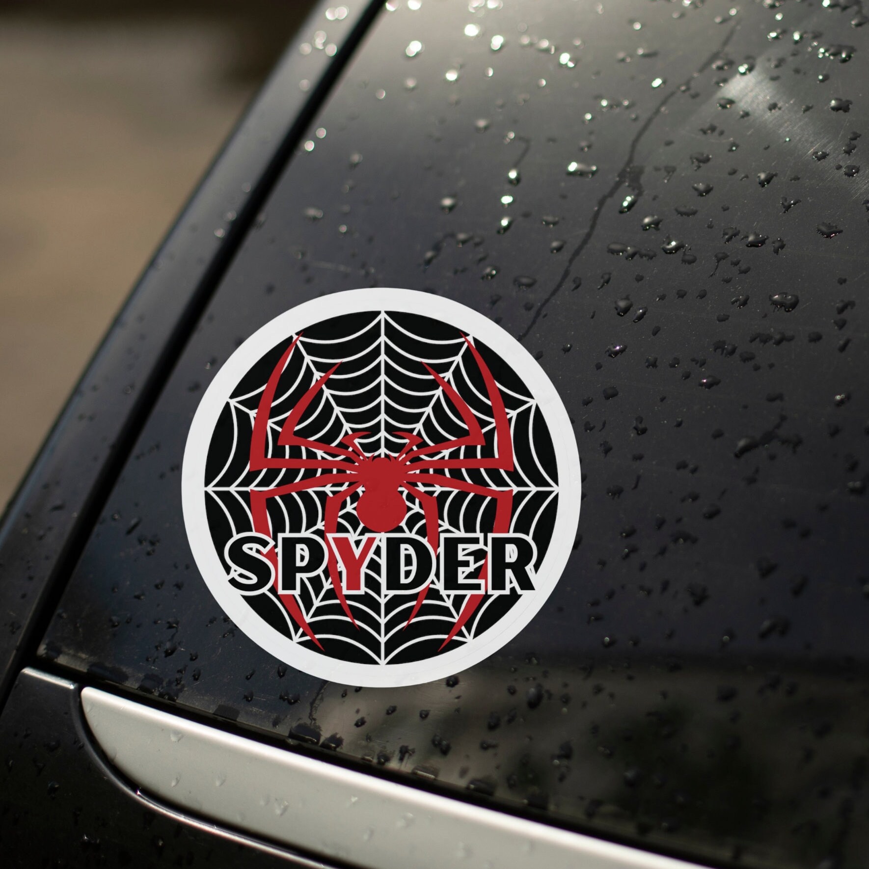 Can-am Spyder Motorcycle Helmet Decal, Round Can Am Spyder Sticker ...