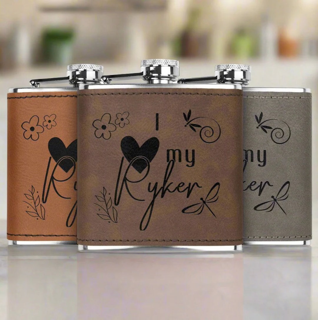 Can-am Ryker Flask, Ryker Ryder Gift Flask, Leather Flask, Ryker Ryder ...