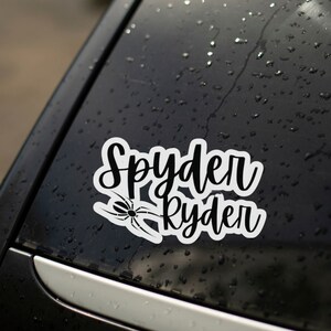 Can-am Spyder Ryder Decal: Motorcycle Trike Helmet Sticker - Etsy