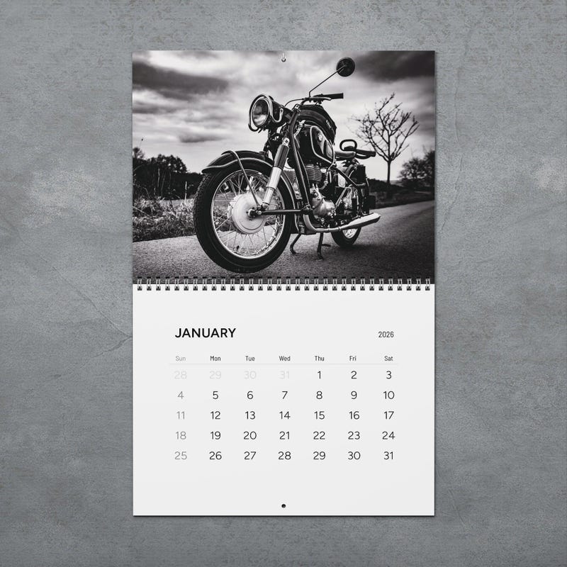 Motorcycle Calendars 2026 - Etsy