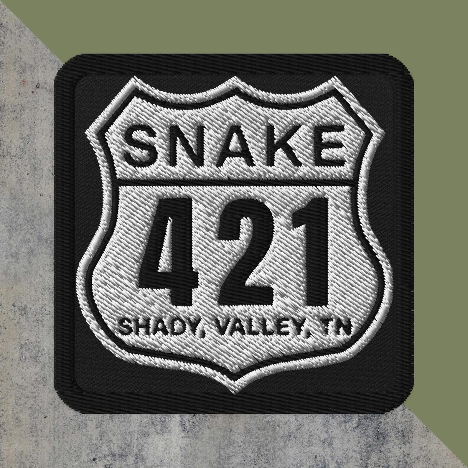 The Snake TN Route 421 Patch: Shady Valley Motorcycle Souvenir - Etsy