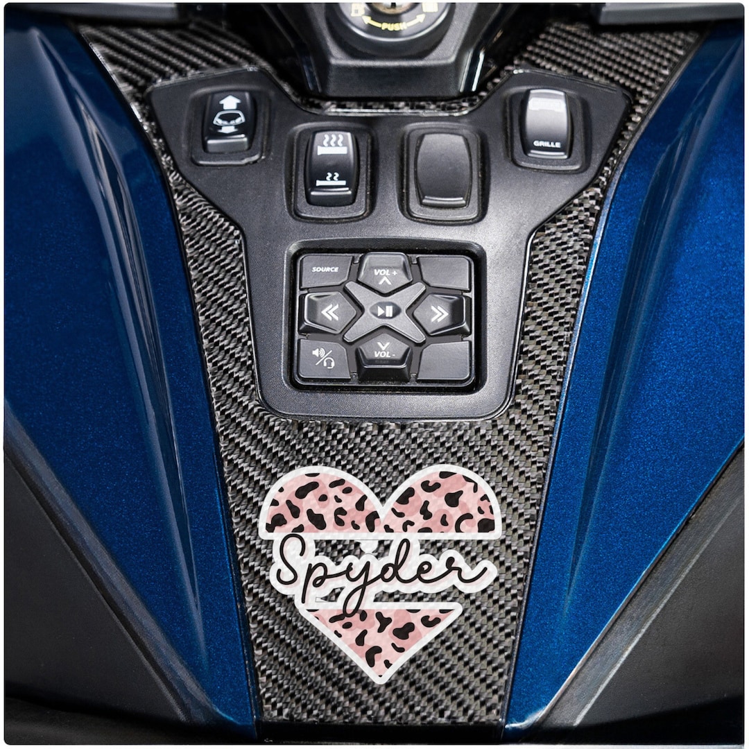 Spyder Love Helmet/motorcycle Die Cut Sticker, Motorcycle Sticker ...