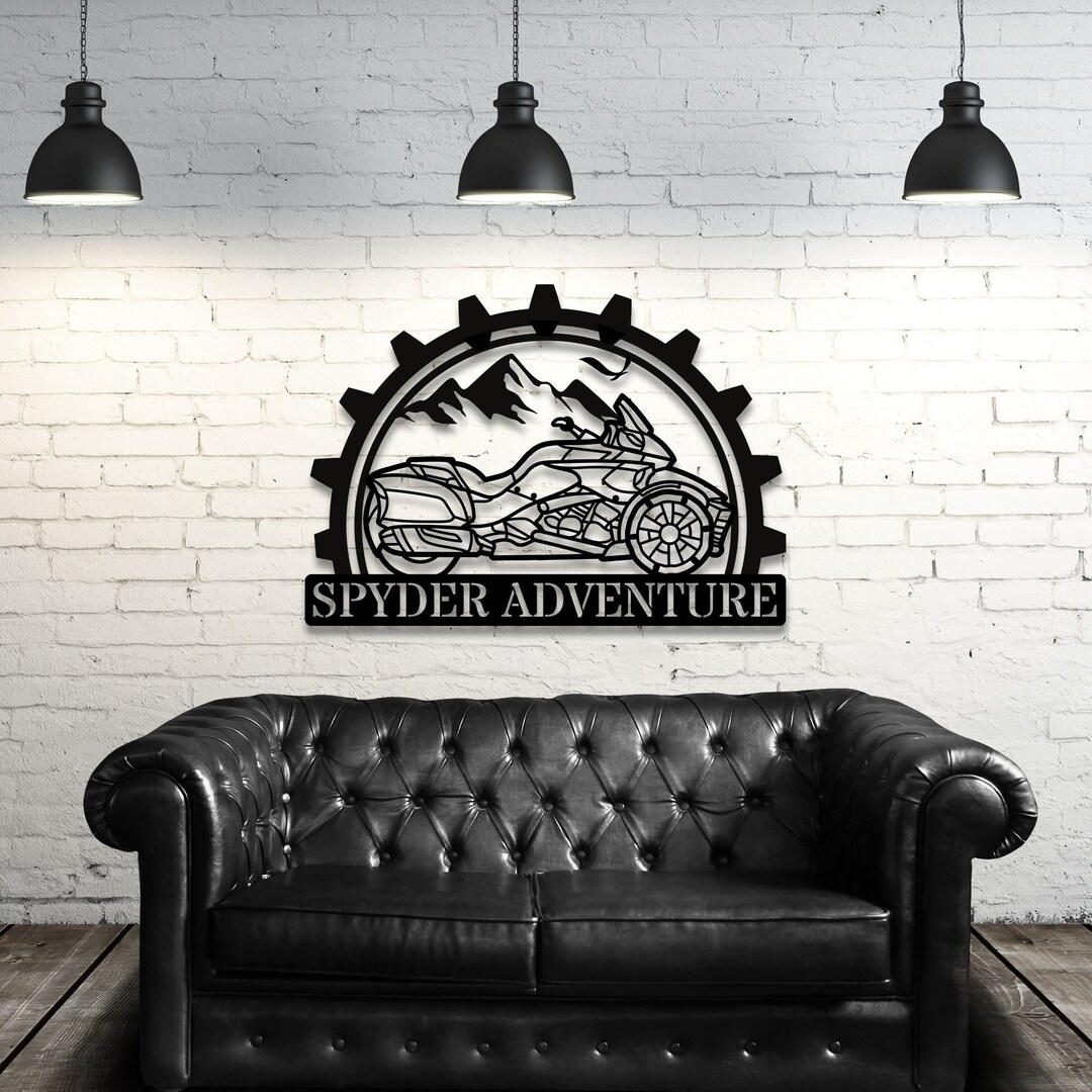 Can-am Spyder Motorcycle Metal Wall Art, Housewarming or Birthday Gift ...