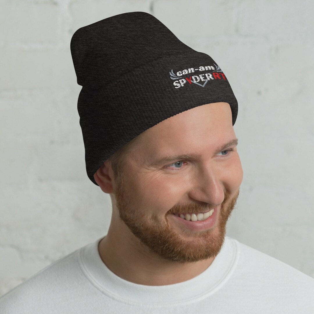 Can-am Spyder RT Embroidered Cuffed Beanie Gift Hat for Boyfriend ...