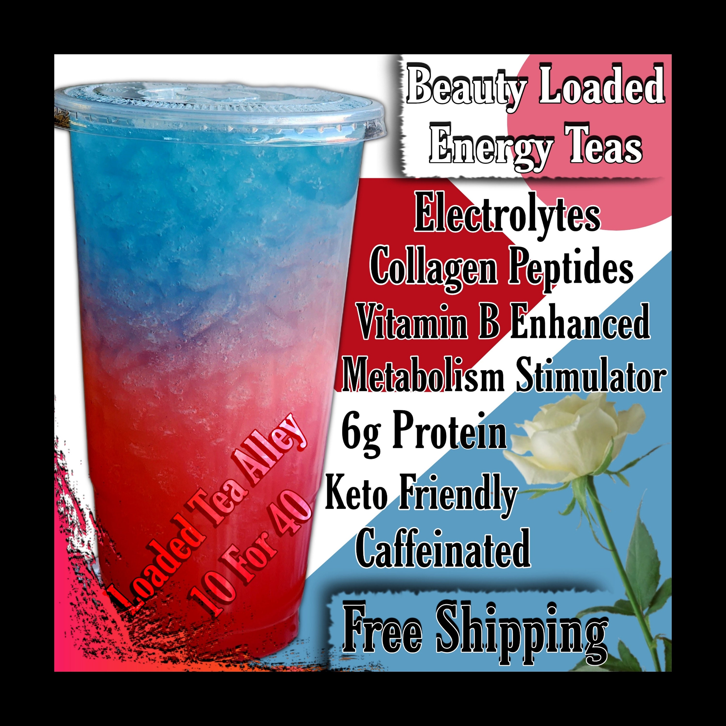 Mega Beauty Collagen Loaded Energy Tea Go Packs 10 for 40 FLASH SALE ...