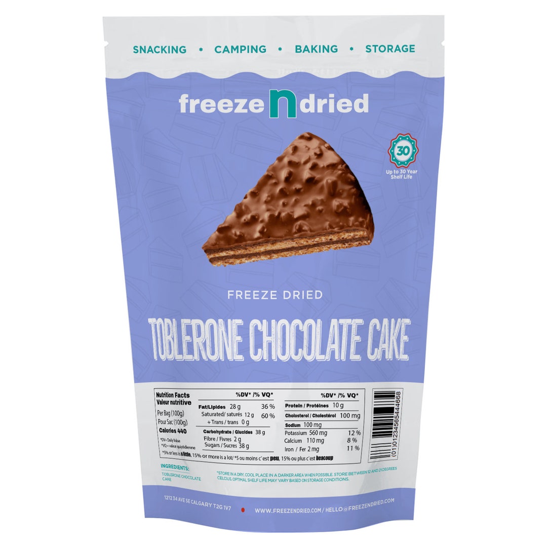 Freeze Dried Toblerone Chocolate Cake - Etsy