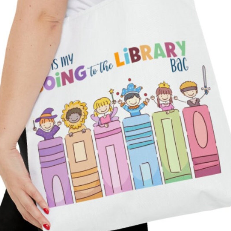 Reading Tote Bag - Etsy