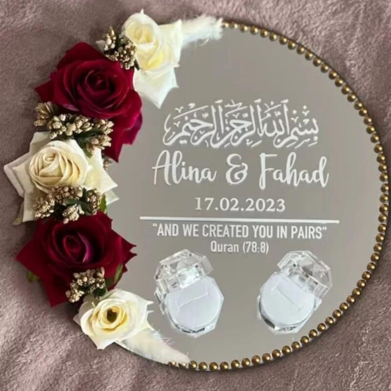 Wedding Ring Plate - Etsy