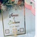 Personalised Islamic Nikah Acrylic Board, Fingerprint Contract, Wedding ...