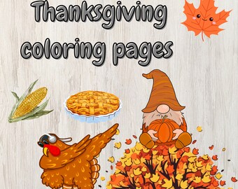 Fall Fox Coloring Page Digital Coloring, Adult Coloring, Digi ...