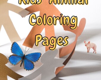 25 Simple Animal Coloring Pages for Preschool and Kindergarten, PDF ...