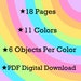 Color Matching Worksheets, Sorting Colors in Jars, Color Sorting Velcro ...