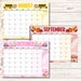 Monthly Planner Printable 2024-2025, Printable Calendars, Printable ...