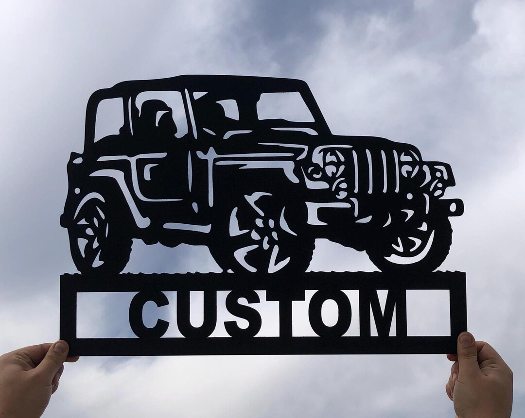 Personalized Offroad Garage Metal Wall Art, Offroad Name Sign, Gift for ...
