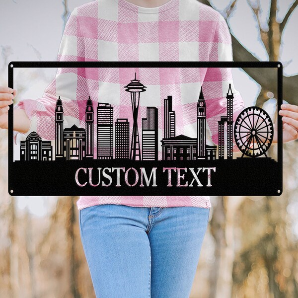 Seattle Skyline - Etsy