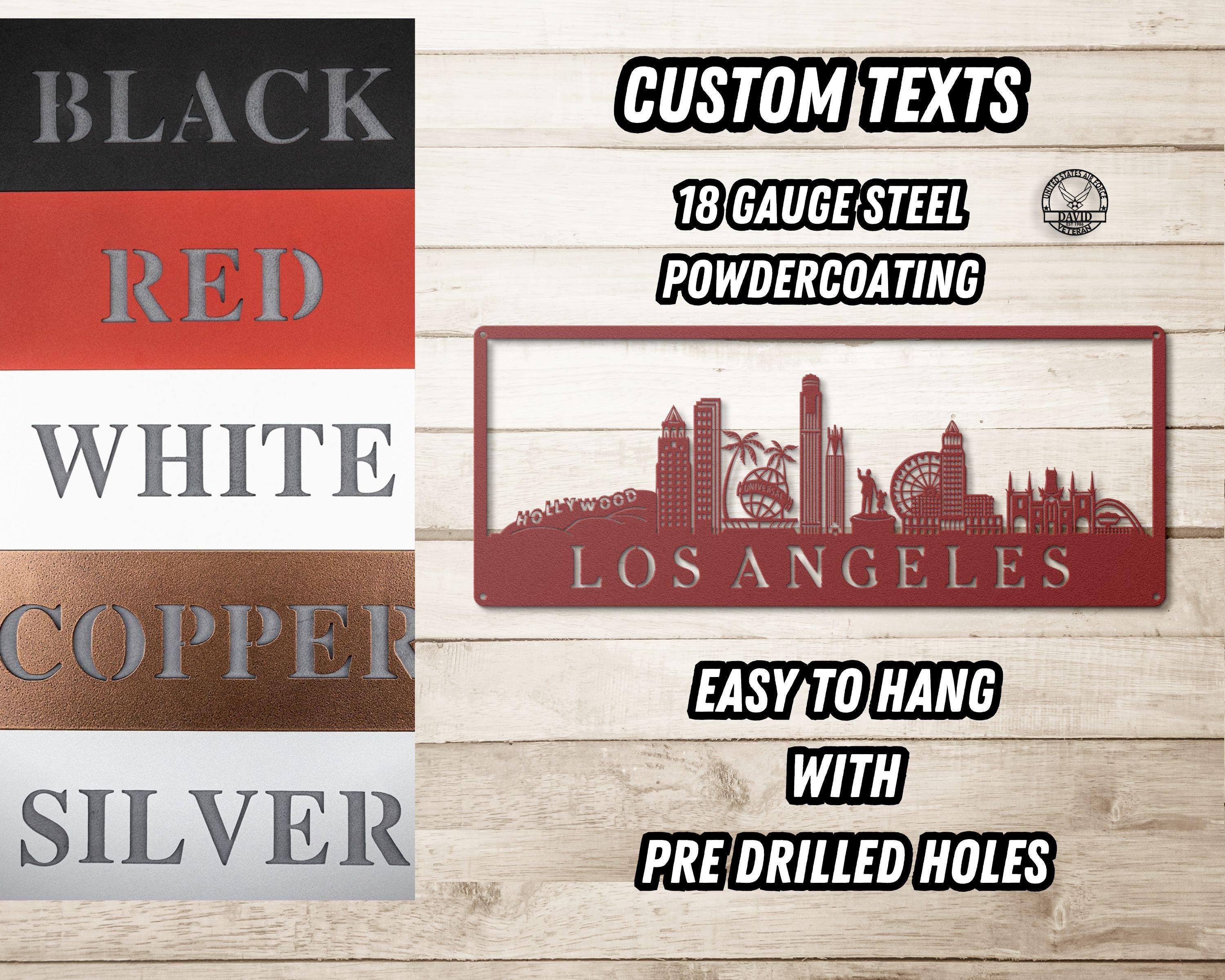 Custom USAF Metal Yard Sign With Personalized Name and Logo Air Force ...