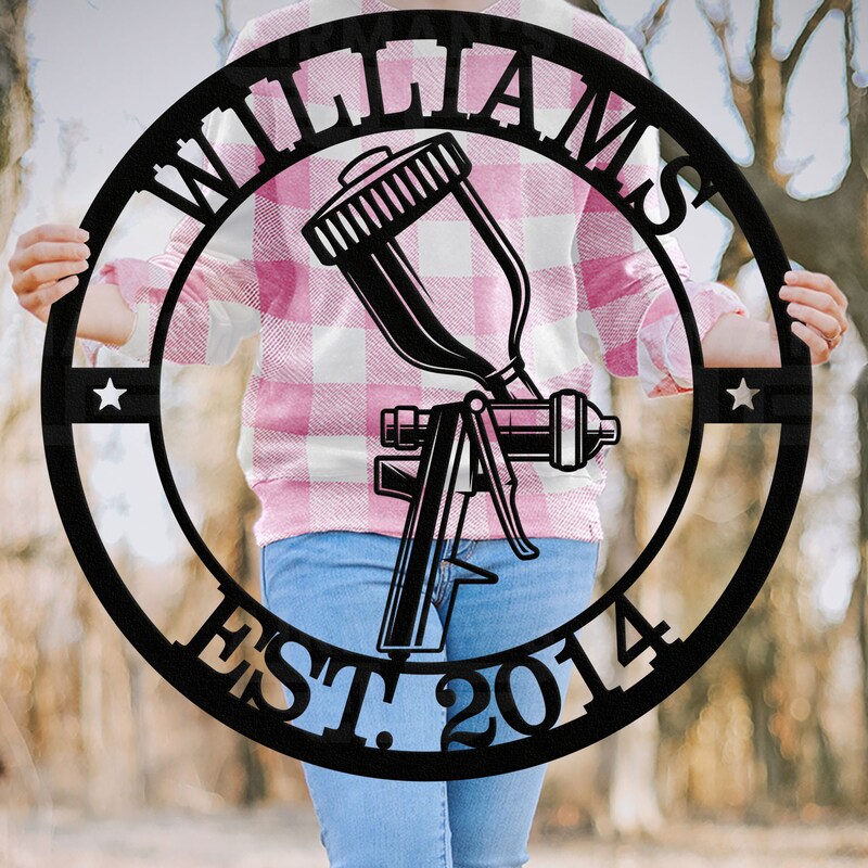 Painted Metal Sign - Etsy