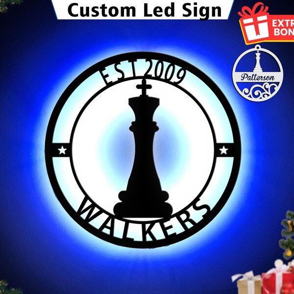 King Glow Sign - Etsy