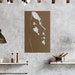 Woman Face Wall Art, Metal Lady Female Wall Decor, Living Room ...