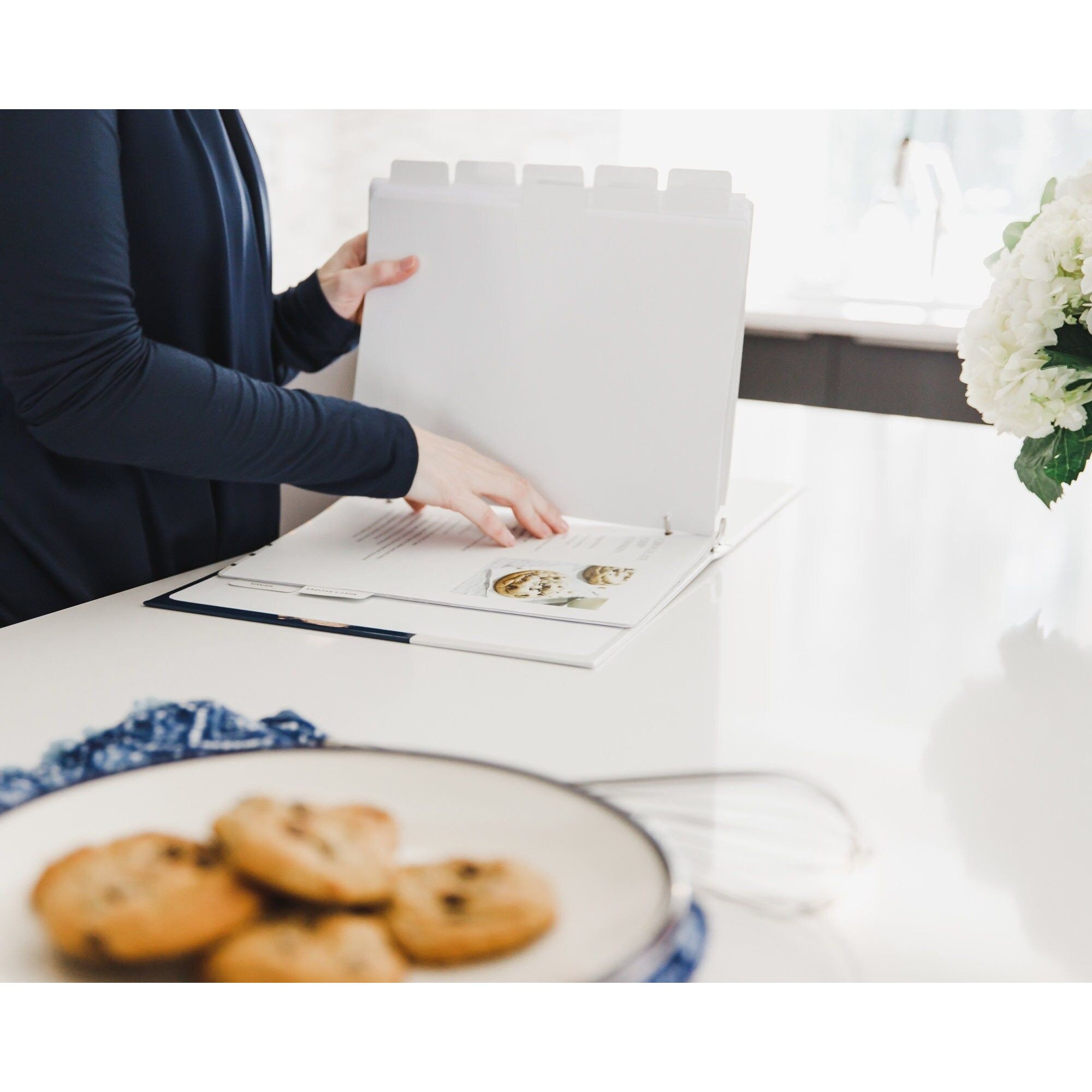 Custom Binder Divider Tabs, Custom Tabs, Recipe Binder Tabs, 10 Index ...