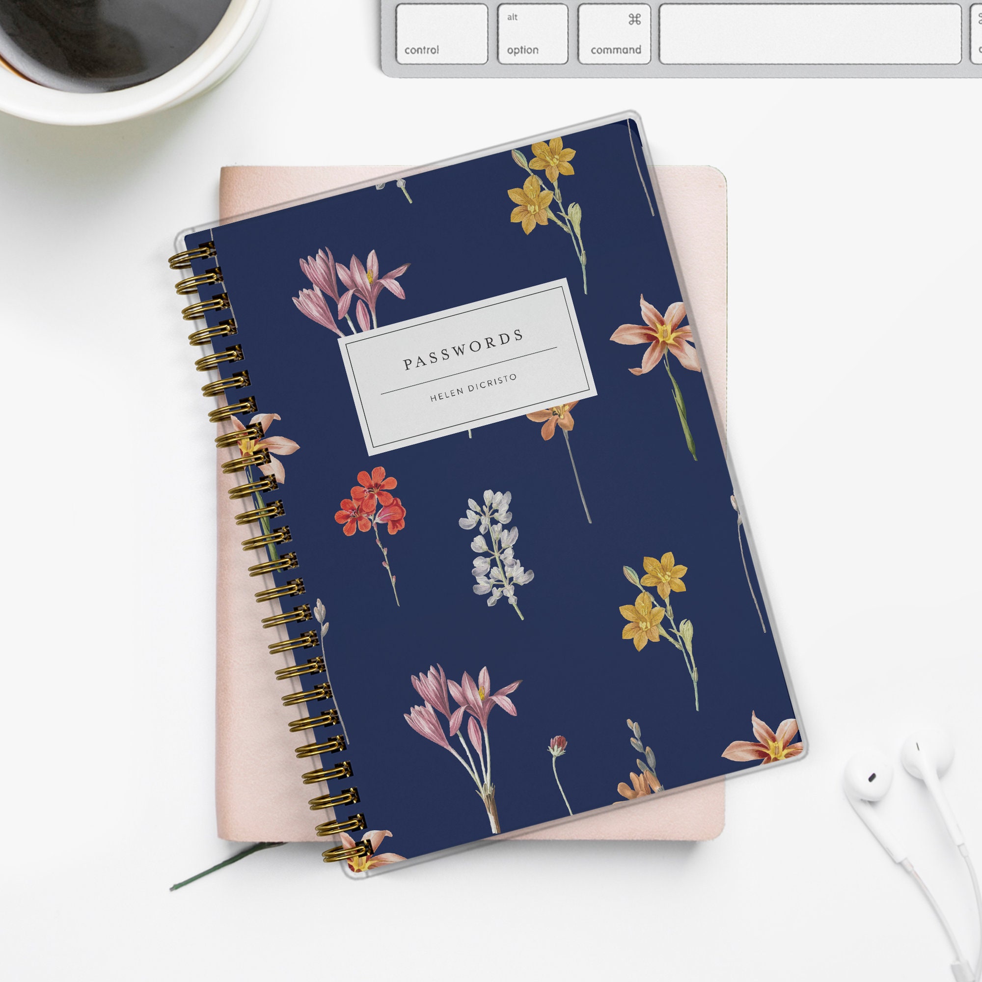 Personalized Password Book, Custom Password Keeper & Login Tracker ... Personalized Password Book, Custom Password Keeper & Login Tracker ...