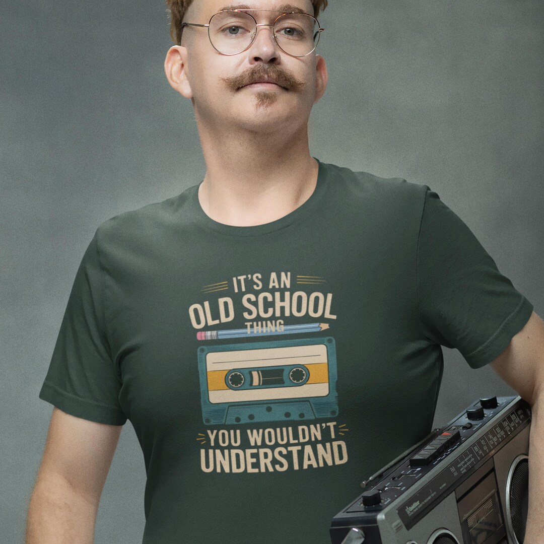 It's an Old School Thing T-shirt, 80s Music Tshirt - Etsy