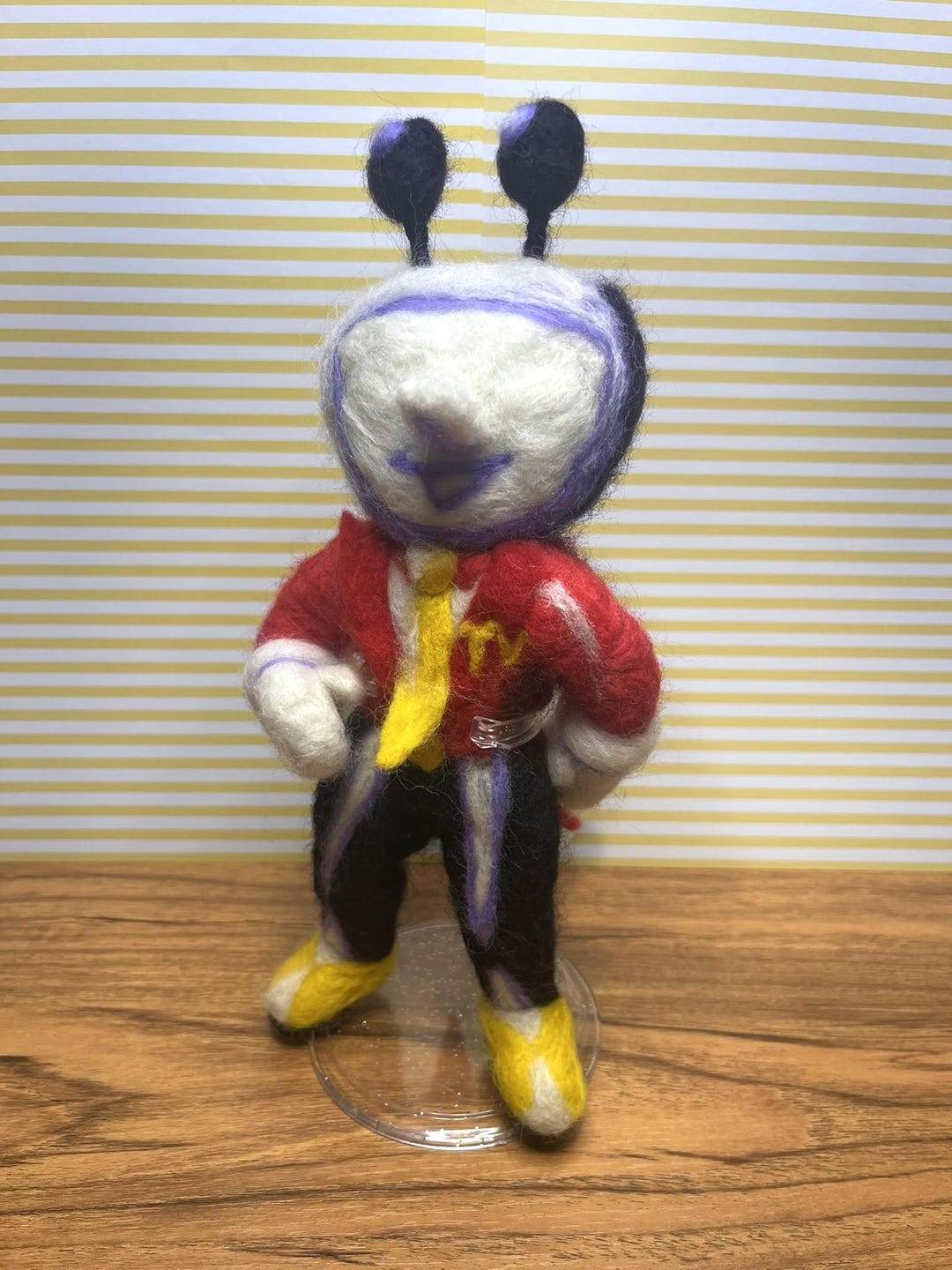 Tenna Deltarune Posable Needle Felted Figure - Etsy