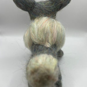 Shiny Eevee Posable Needle Felted Doll - Sparkly Pokémon Felt Figurine ...