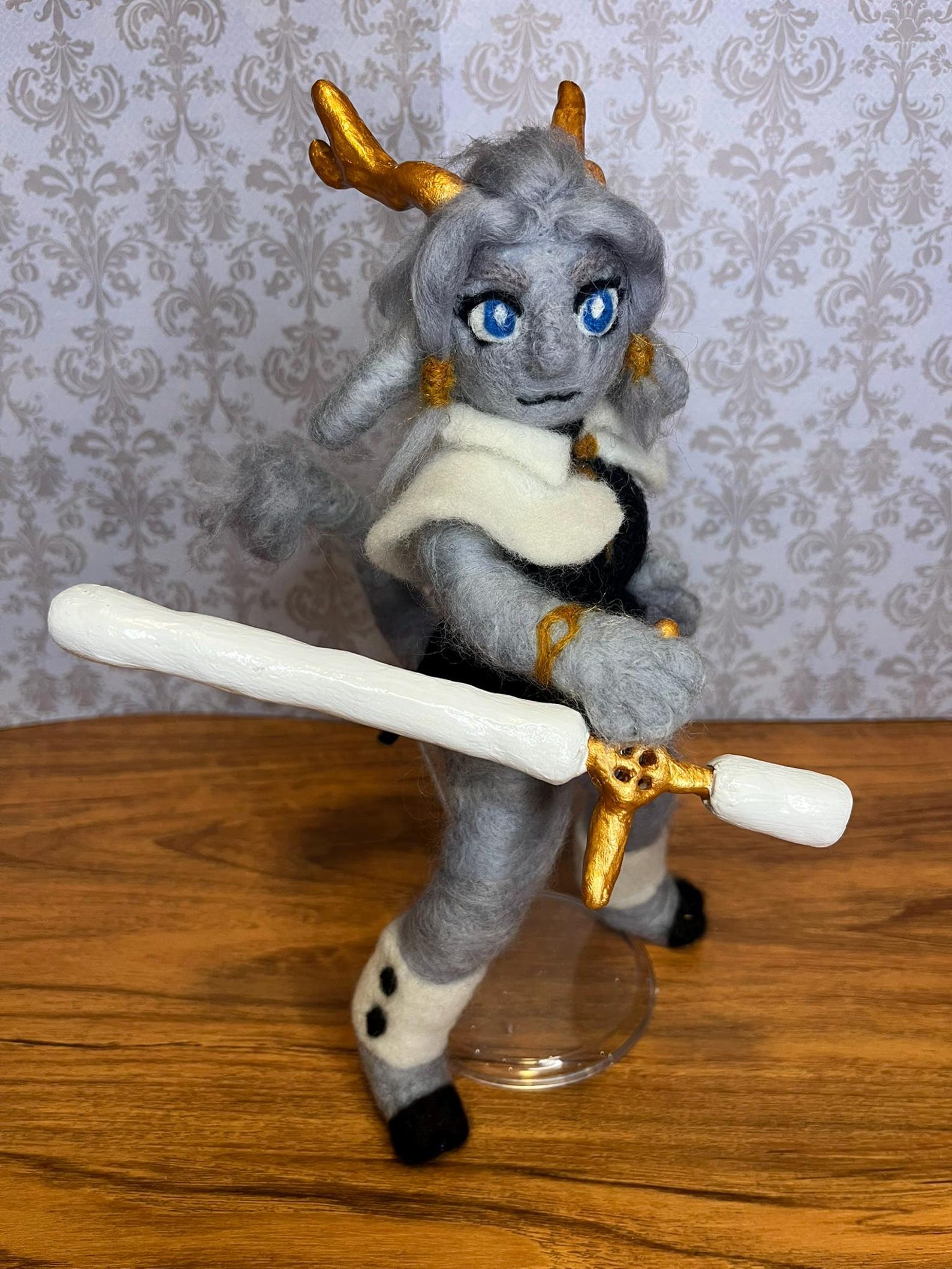 Sybil Pseudoregalia Posable Needle Felted Doll - Etsy