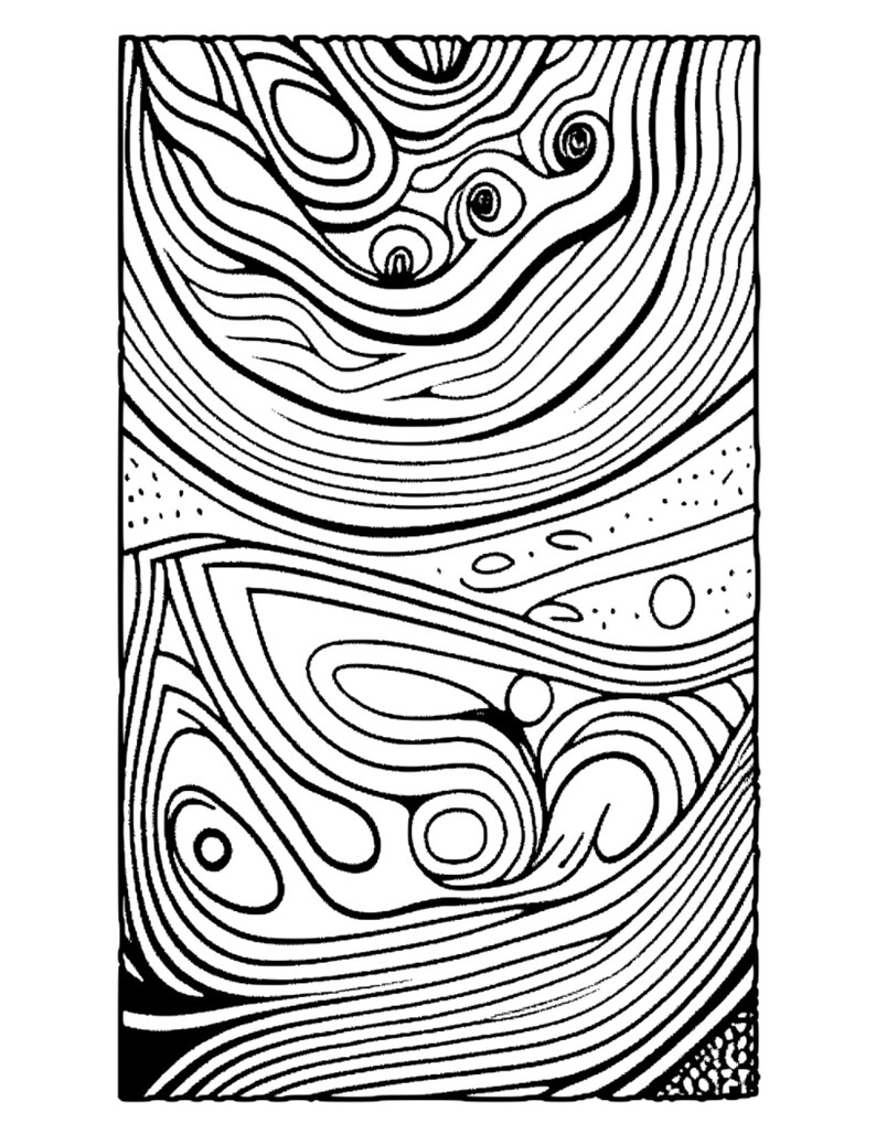 75 Abstract Art Meditative Coloring Pages for Adults or Kids -PDF ...