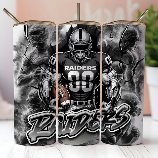 Raiders Tumbler Wrap Svg - Etsy