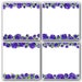 Watercolor Violet Rose Corner & Border Clipart (digital Download) - Etsy