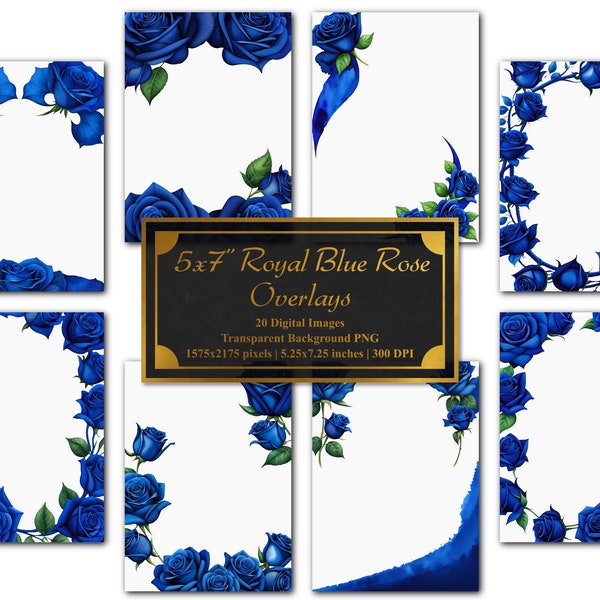 Royal Blue White - Etsy