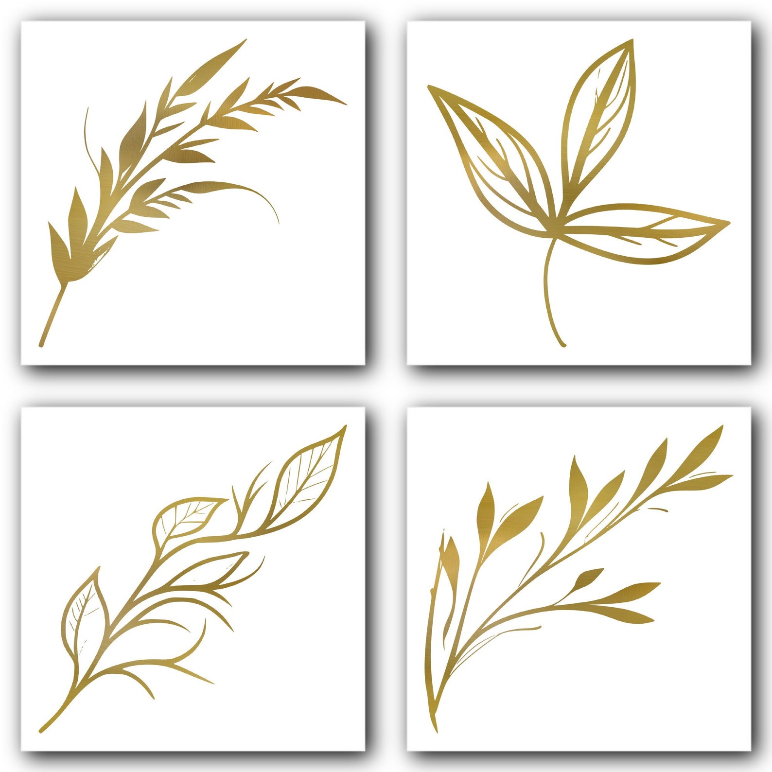 Teal Watercolor Flower & Gold Leaf Overlays: 5x7 Invitation Clipart ...