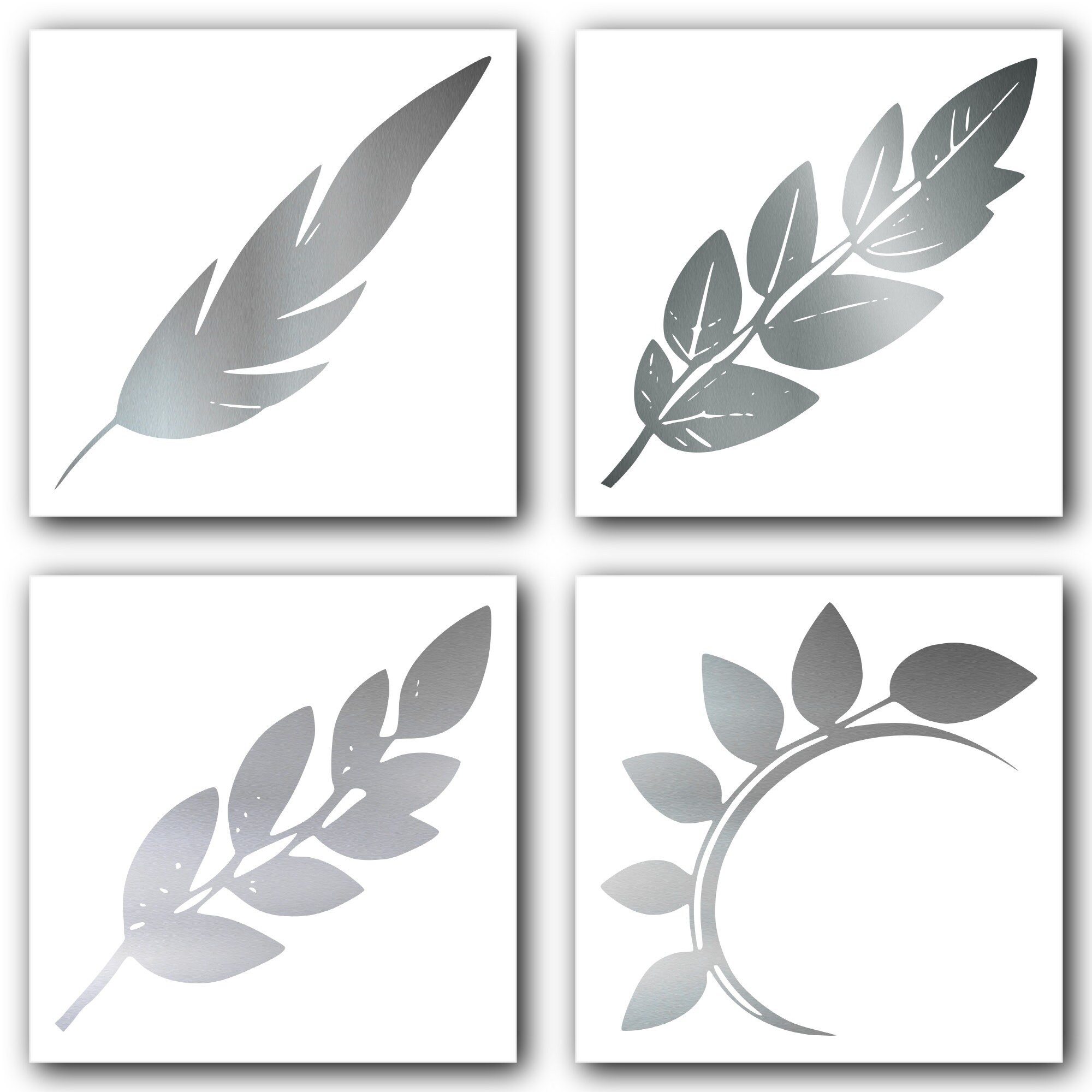 DIY - 5x7" Royal Blue Rose & Silver Leaves Overlays Set | 32 Pngs ...