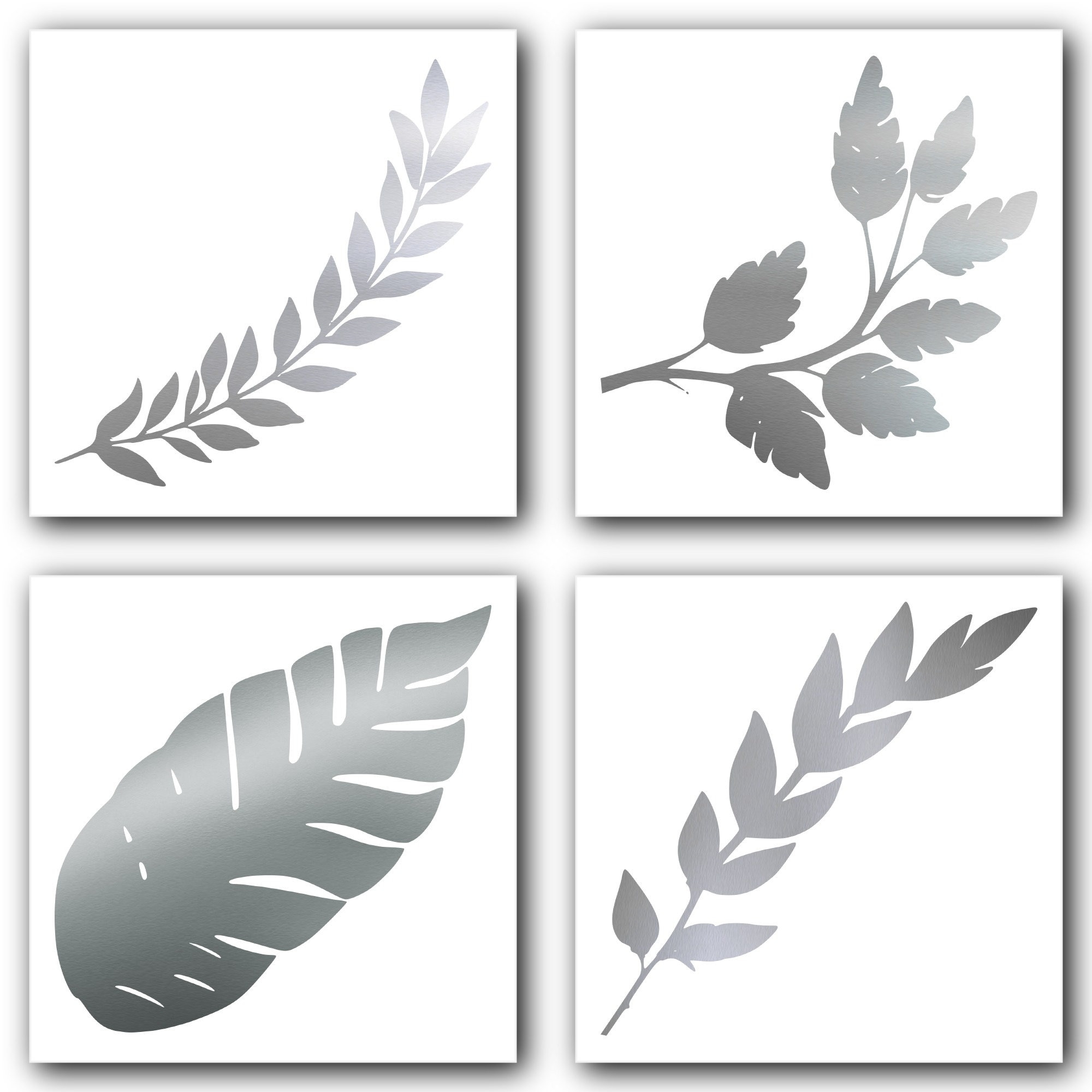 DIY - 5x7" Royal Blue Rose & Silver Leaves Overlays Set | 32 Pngs ...