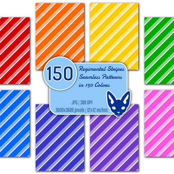 Regimental Stripe - Etsy