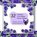Watercolor Violet Rose Corner & Border Clipart (digital Download) - Etsy
