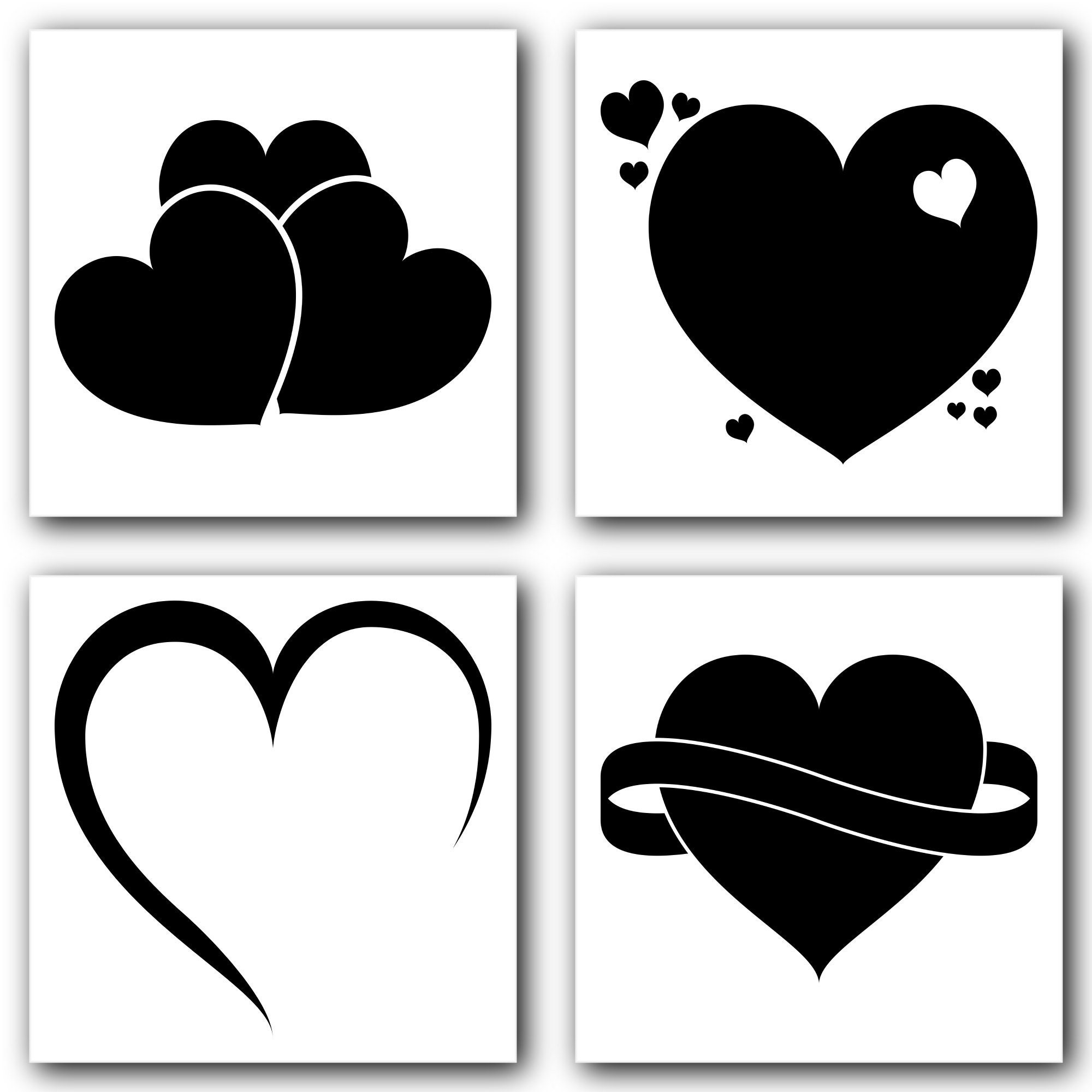 Vector Hearts | Set of 20 SVG and 20 PNG Files | Instant Download ...
