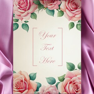 5x7" Light Pink Rose Overlays Set | 20 Pngs | Transparent Background ...